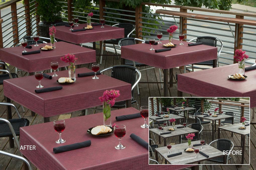Extra Heavy Weight (13 Gauge) Restaurant Vinyl Tablecloths – Restaurant ...