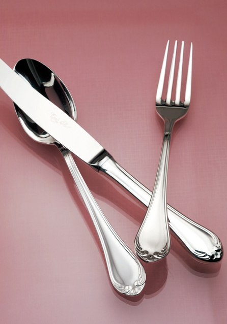 Odeon Mirror Finish Stainless Steel Flatware, Corby Hall | Maine Supply ...