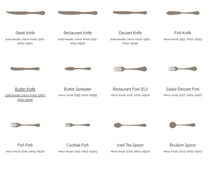 Oslo Premium Stainless Steel Flatware Collection, Corby Hall ...