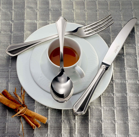 Portofino Mirror Finish Stainless Steel Flatware, Corby Hall ...
